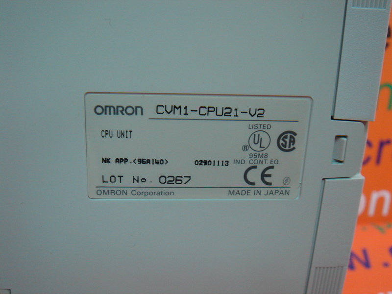 OMRON CVM1-CPU21-V2 - 裕益科技自動化設備可程式編碼器PLC分散式控制系統DCS